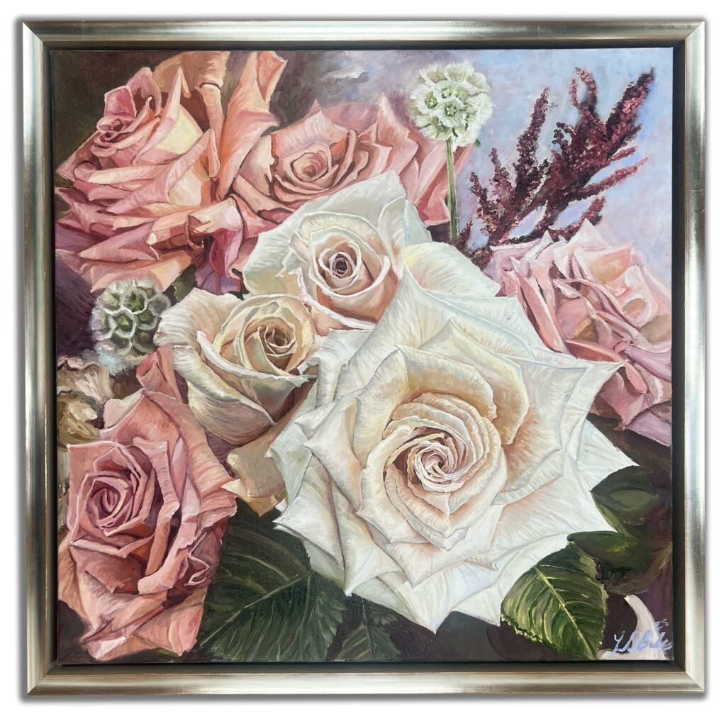 Mother's Flowers Portrait : Coltrain - Laura Brady Gallery