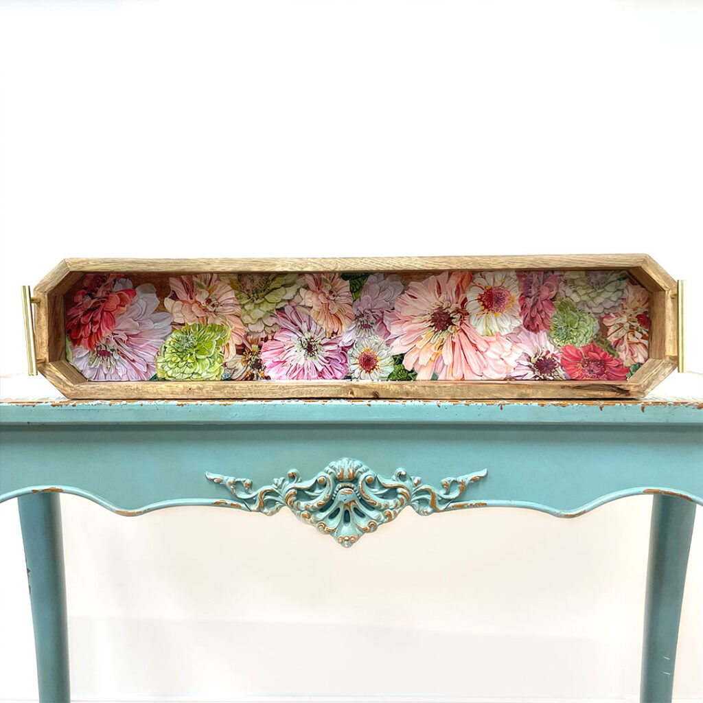 Hello Beautiful Resin Wooden Tray - Laura Brady Gallery